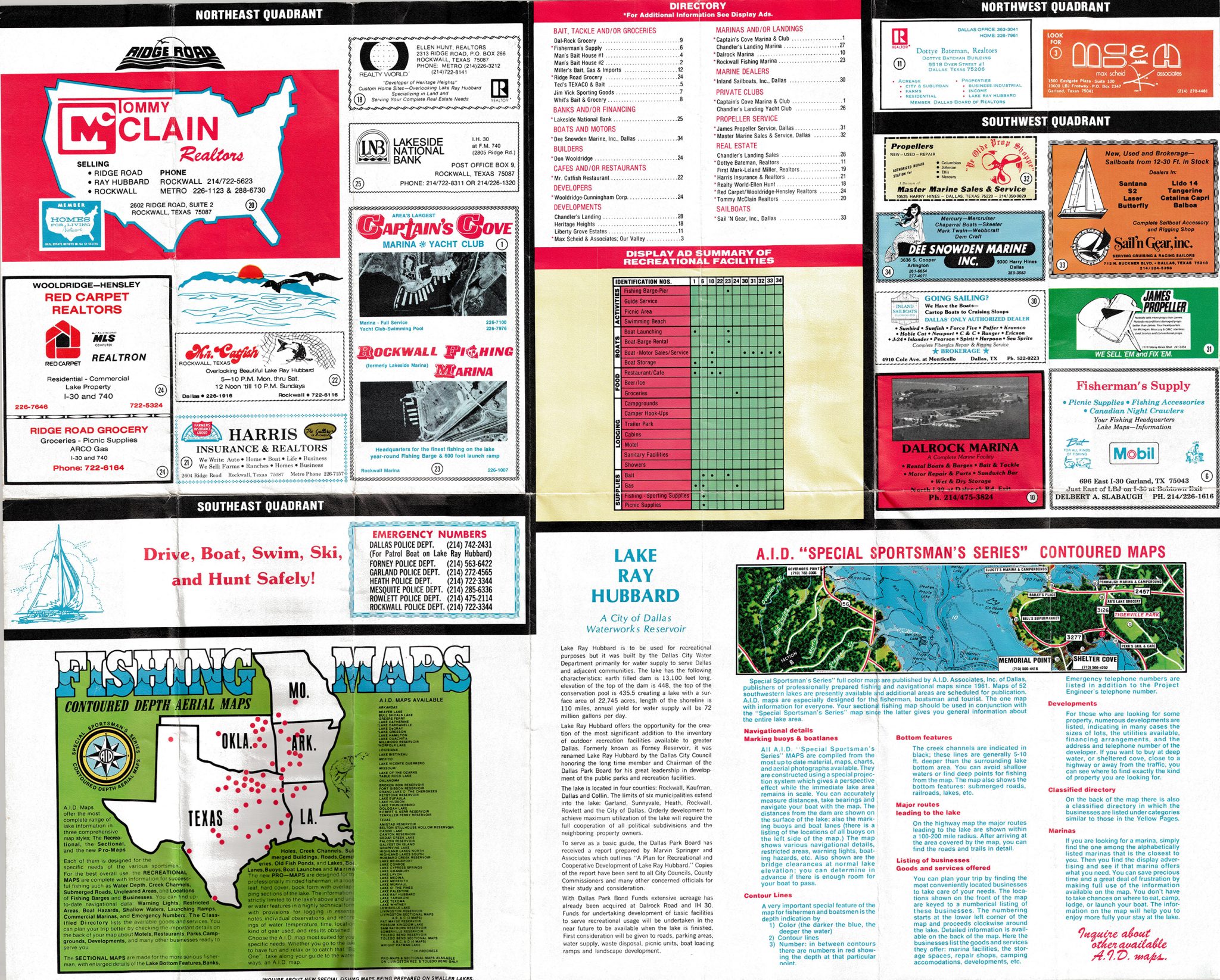 Lake Ray Hubbard Map 1969 – The Garland Landmark Society, Inc.
